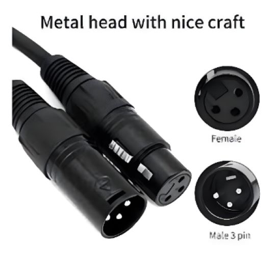 Cable Dmx 1 Mt Luces Audio - Viento Sur